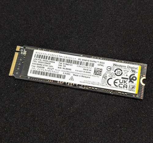 Ssd m2 nvme western digital 2tb