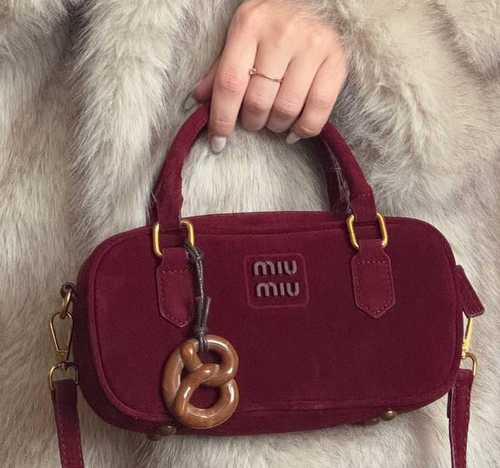 Сумка женская MIU MIU замша