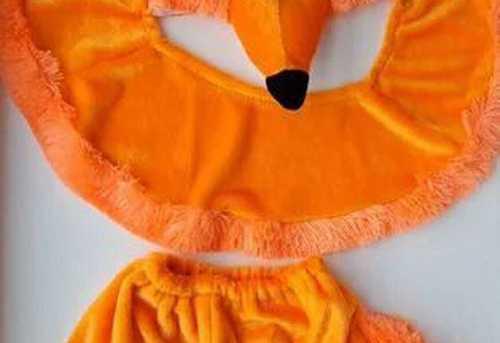 Детский карнавальный костюм для девочки лисички