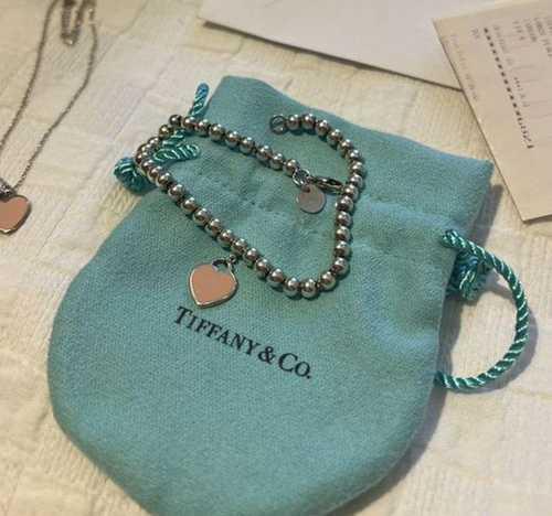 Tiffany браслет и подвеска