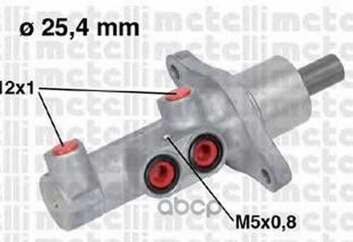 Главный тормозной цилиндр 25,4 mm 05-0718 Met