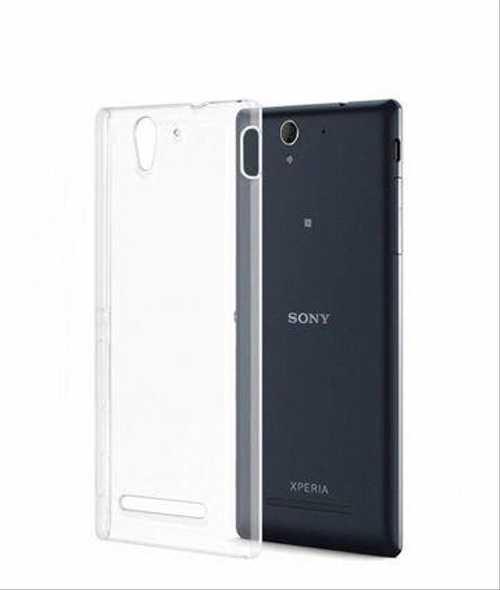 Силиконовый чехол для Sony D5202 Xperia C3 (прозра