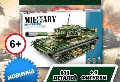 Конструктор Военный танк / Аналог Лего