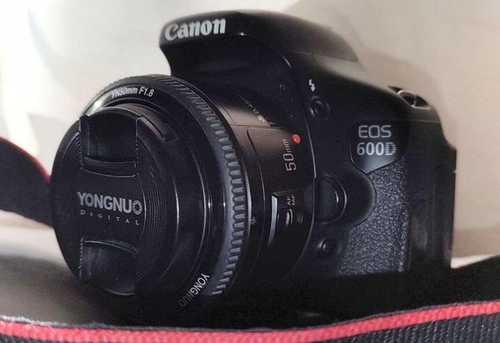 Canon 600d kit 50 f1.8 yongnuo