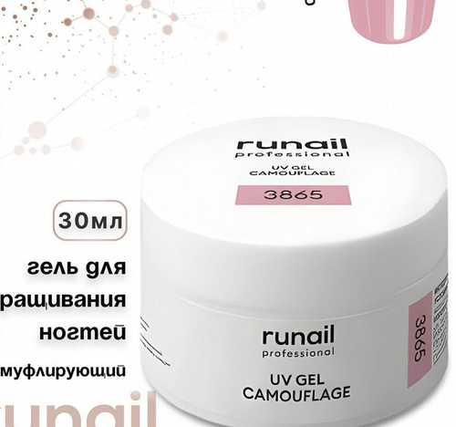 RuNail Камуфлирующий гель 30г №3865