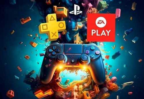 Plus deluxe EA play+40 игр(Подписка Игры) PS 4 И 5