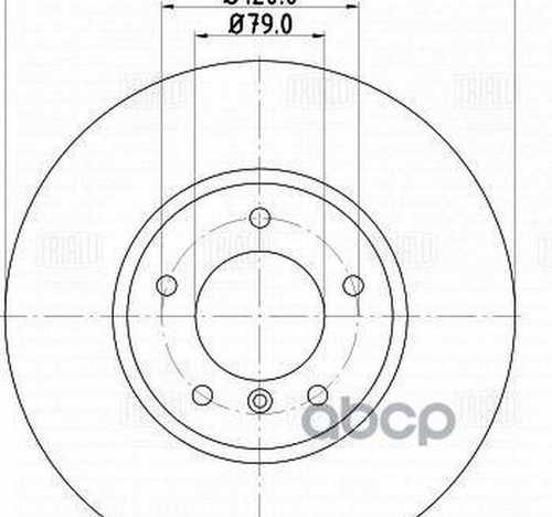 Диск тормозной BMW 1 (F20/F21) (11) /2 (F22) (1