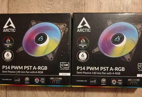 Вентилятор для корпуса arctic P14 PWM PST A-RGB