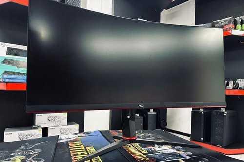 Игровой изогнутый монитор 34" AOC CU34G2/BK 2K