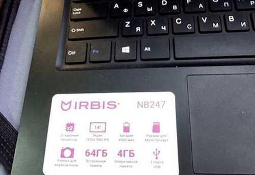 Ноутбук irbis nb247