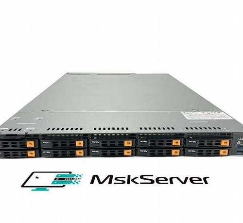 Сервер Supermicro 1029U-TN10RT 2xGold 6142 64Gb