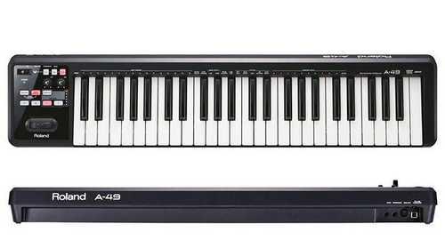 Midi клавиатуры / midi контроллеры Roland A-49-BK