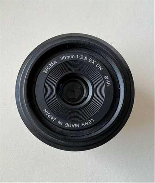 Объектив Sigma AF 30mm f/ 2.8 EX DN Sony E