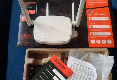 Adsl2+ wifi маршрутизатор N300 Модель:D301v4 Tenda