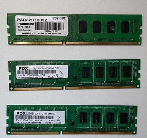 Оперативная память ddr3