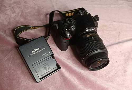 Фотоаппарат Nikon D5100 с объективом Kit 18-55