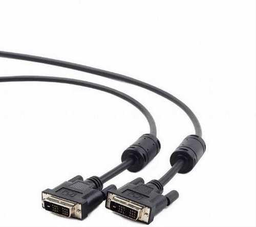 Кабель DVI-D single link Cablexpert CC-DVI-BK-6, 1