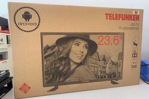 Телевизор smart tv LED Telefunken TF-led24s80t2s