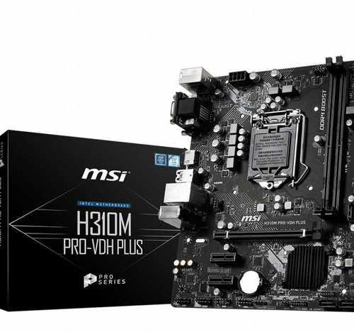 Комплект I3 9100f msi h310 pro-vdh plus 16гб озу