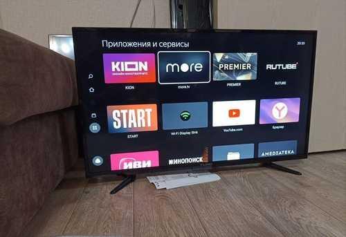 Свежий телевизор Yuno 39 дюймов 100 см SMART TV HD