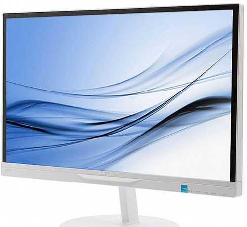 Белый жк-монитор 21.5" (54.6 см) Philips 224E5QSW