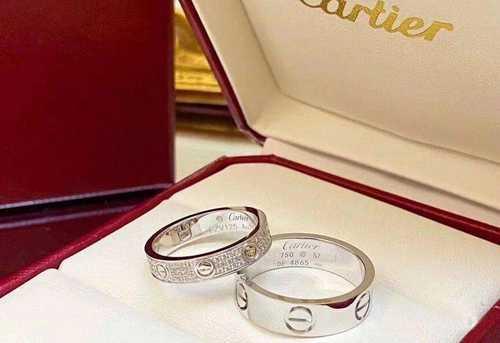 Золотые кольца Cartier 0.5ct 16 гр