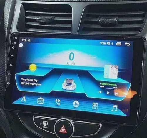 Магнитола Hyundai Solaris Android IPS DSP