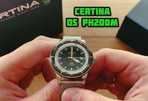 Часы certina DS PH200M "стальной браслет"