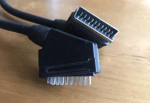 Шнур scart - scart (110см)