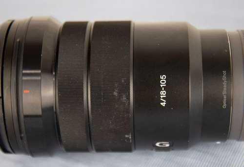 Объектив Sony 18-105mm f/4 G OSS PZ E