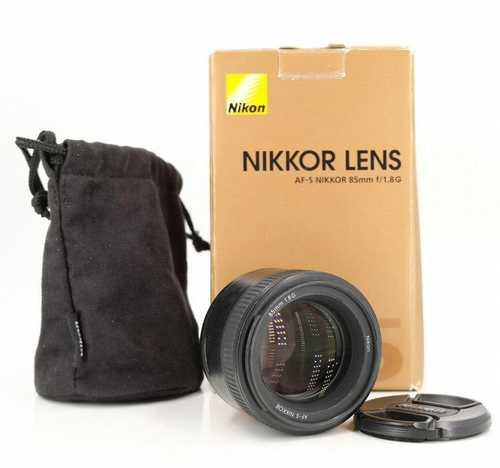 Nikon 85mm f/1.8G AF-S удовлетрв.сост.,гарантия