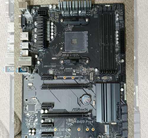 Материнская плата Asrock B450 Pro4 AM4