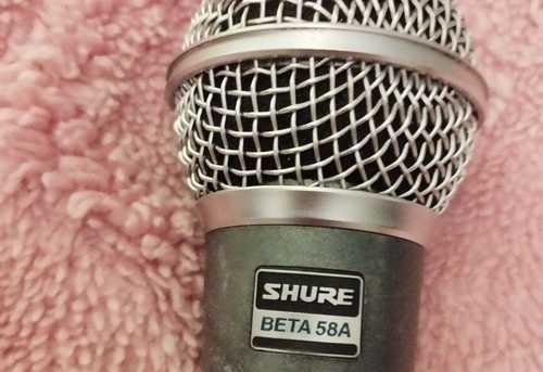 Микрофон shure beta 58a