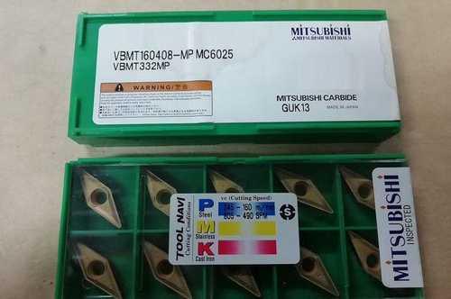 Пластины Mitsubishi vbmt 160408-MP MC6025