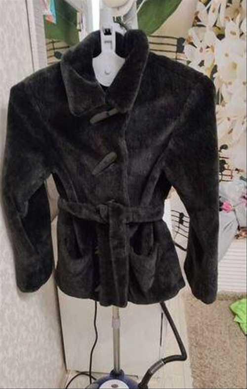 Шуба-пальто из искусственного меха. Размер 42-44