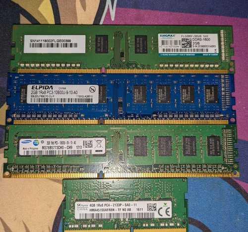 Оперативная память ddr3 dimm и ddr4 so dimm