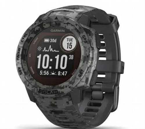 Часы Garmin Instinct Solar Camo Edition