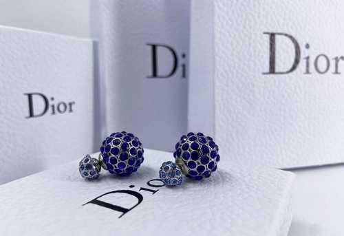 Серьги Christian Dior пусеты