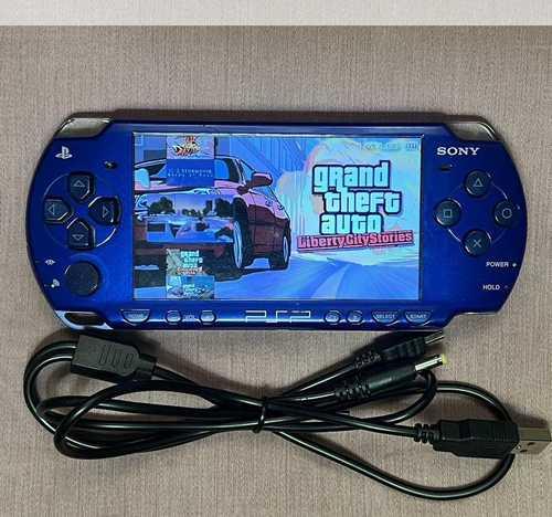 Sony PSP 2008 прошитая 32/64гб,blue