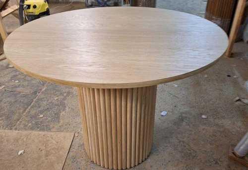 Стол круглый раскладной деревянный дизайнерский