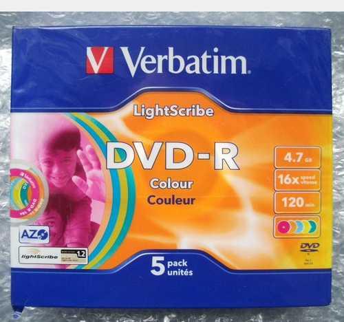 LightScribe DVD-R диски Verbatim