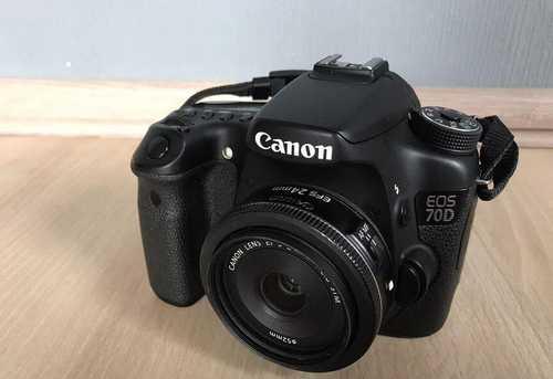 Canon 70D + 24mm STM (пробег 11т)