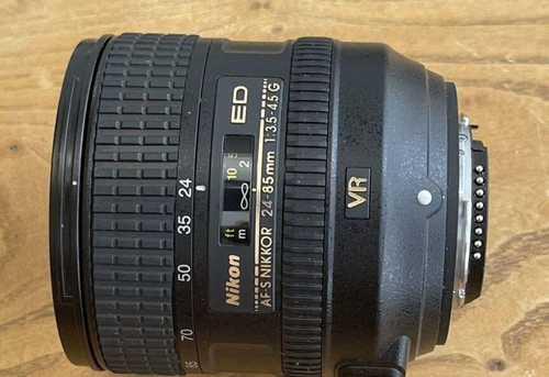Объектив Nikon AF-S 24-85mm 3.5-4.5 G