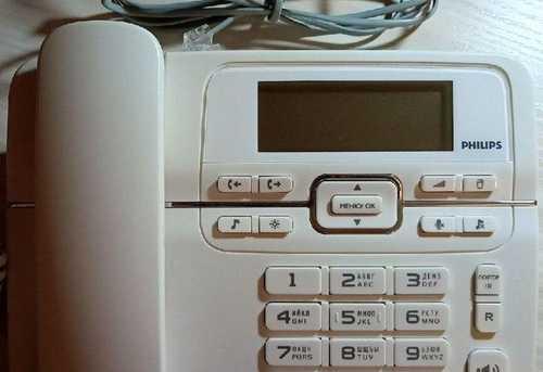 Телефон стационарный проводной Philips