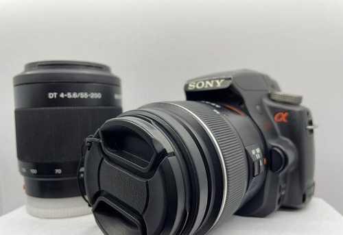 Sony A55v kit 18-55mm + 55-200mm