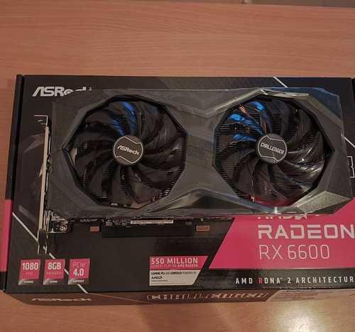 Видеокарта Asrock Radeon RX 6600 Challenger D 8G