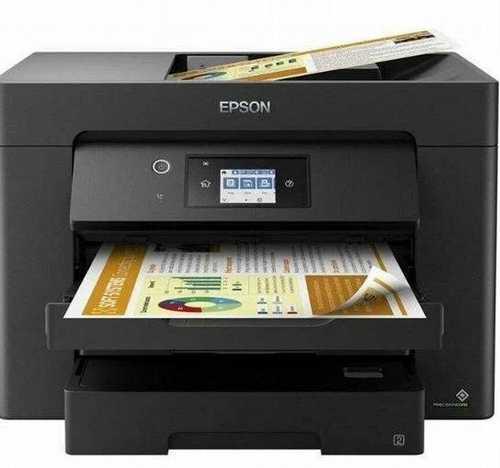 Мфу струйное Epson Workforce WF-7830dtwf, цветн A3