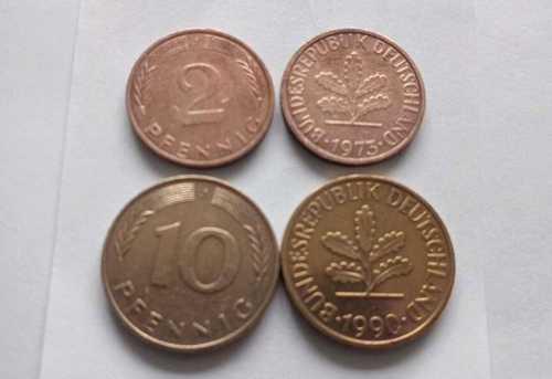 Монеты Германии, Гонконга, Греции