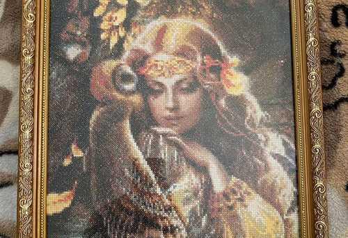 Картина крестиком "Лесная фея"