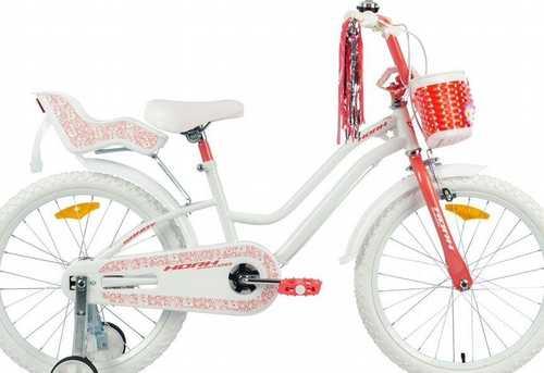 Велосипед horh sandy 20" (2024) White-Coral Sta190